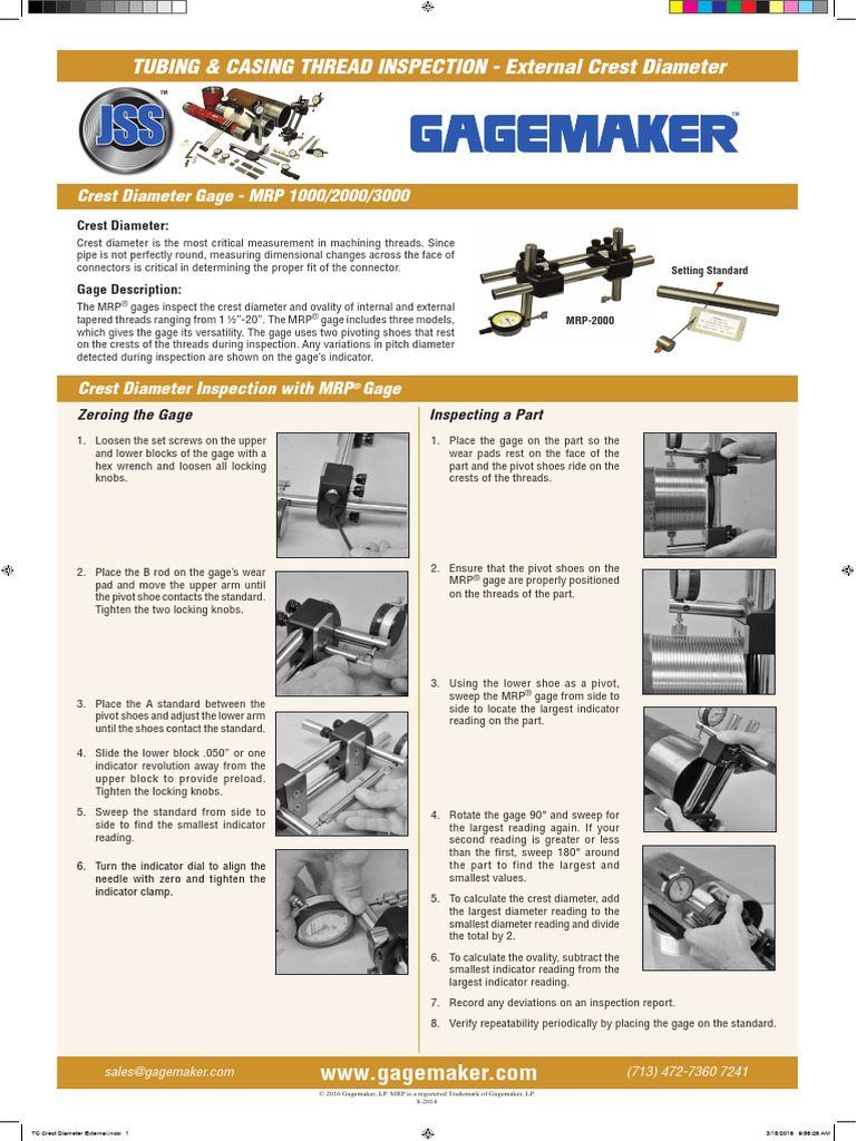 TC-Crest-Diameter-External | PDF | Mechanical Engineering | Tools