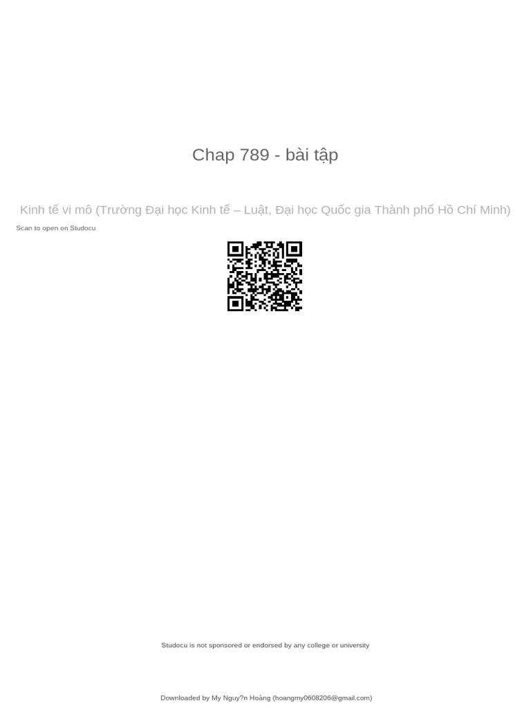 Chap 789 Bai Tap | PDF