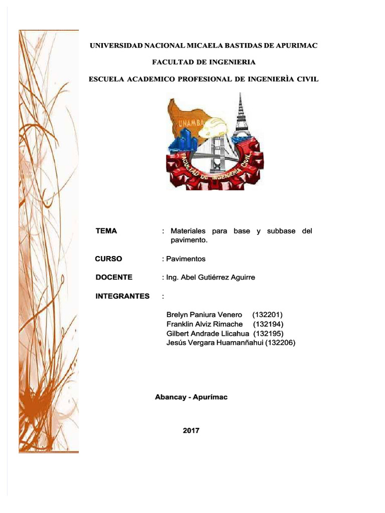 PDF Materiales de Base y Sub Base Compress | PDF | Suelo | Densidad