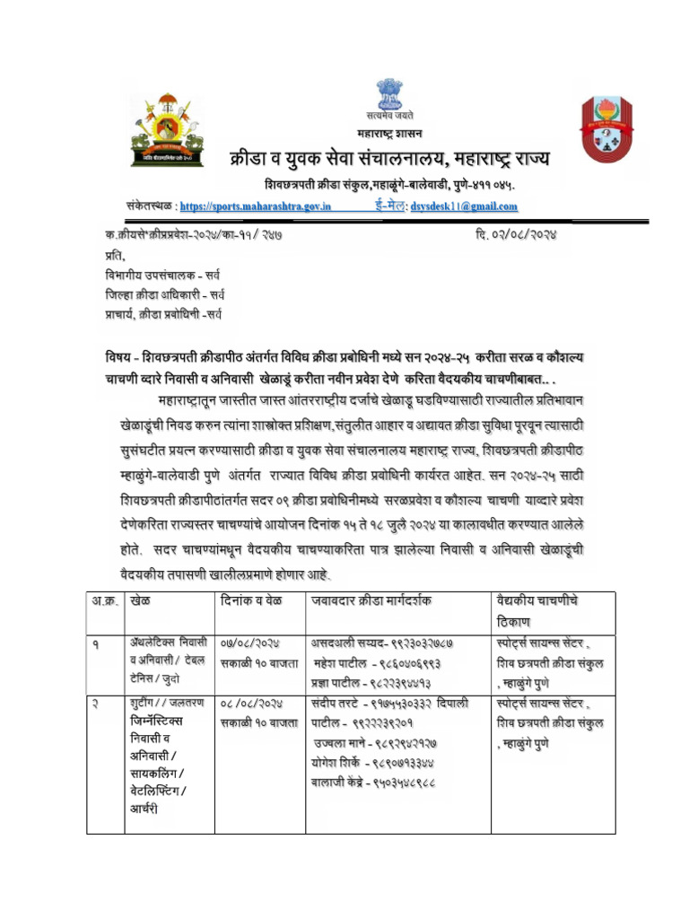 K P Medical Letter All Dyd and Dso | PDF