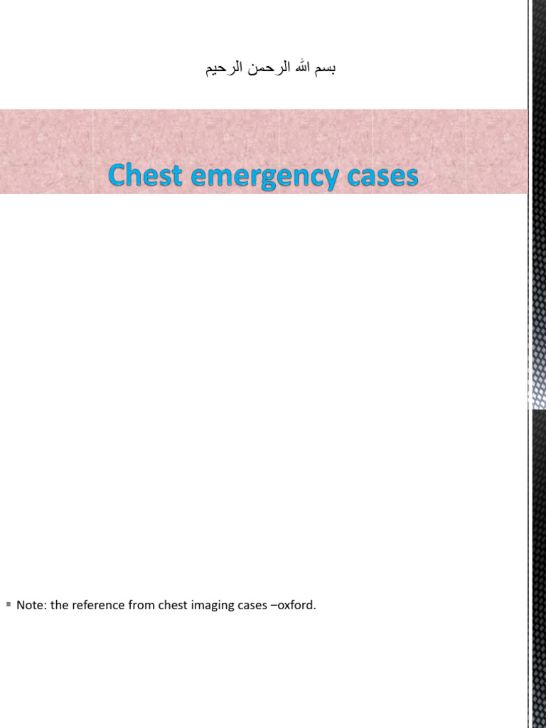 chest cases | PDF | Lung | Thorax
