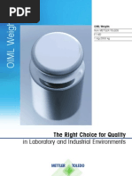 OIML R 111-1 Especificaciones | PDF | Kilogram | Weight