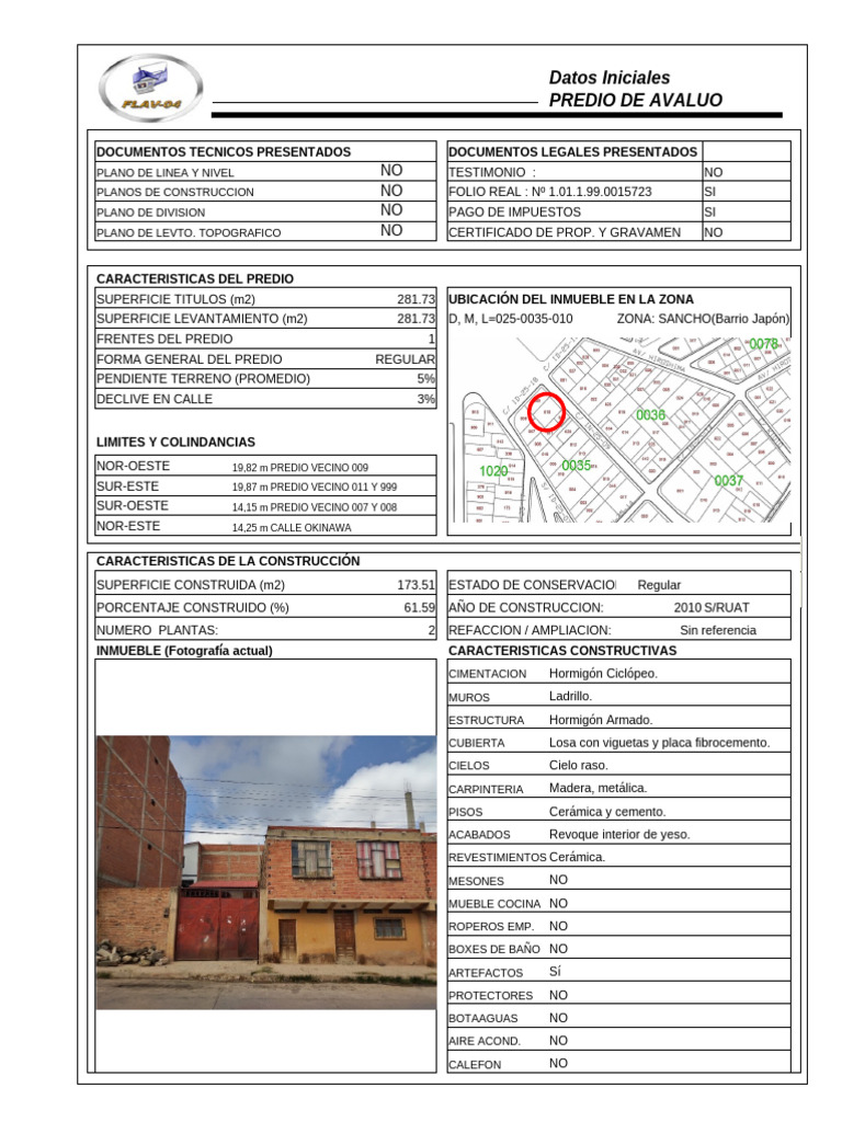 Avaluo 3 | PDF | edificio | Bienes raíces
