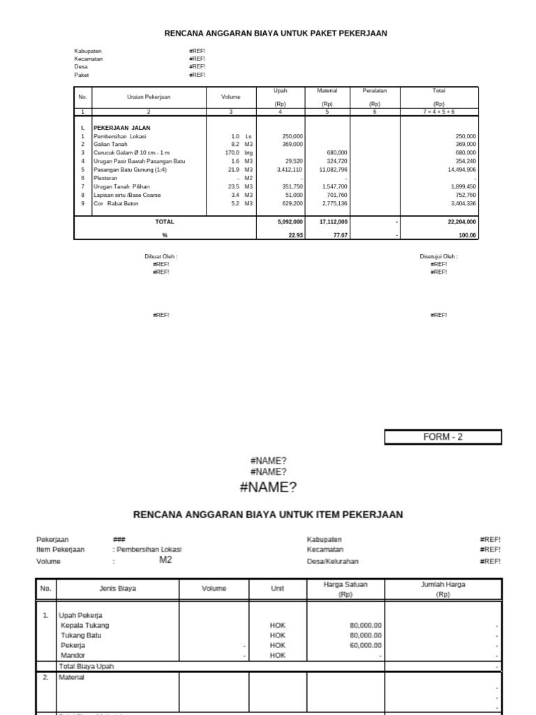 011. Rab Cor Beton Gang Musyawarah RT. 03 ( 42m x 1m) fix | PDF
