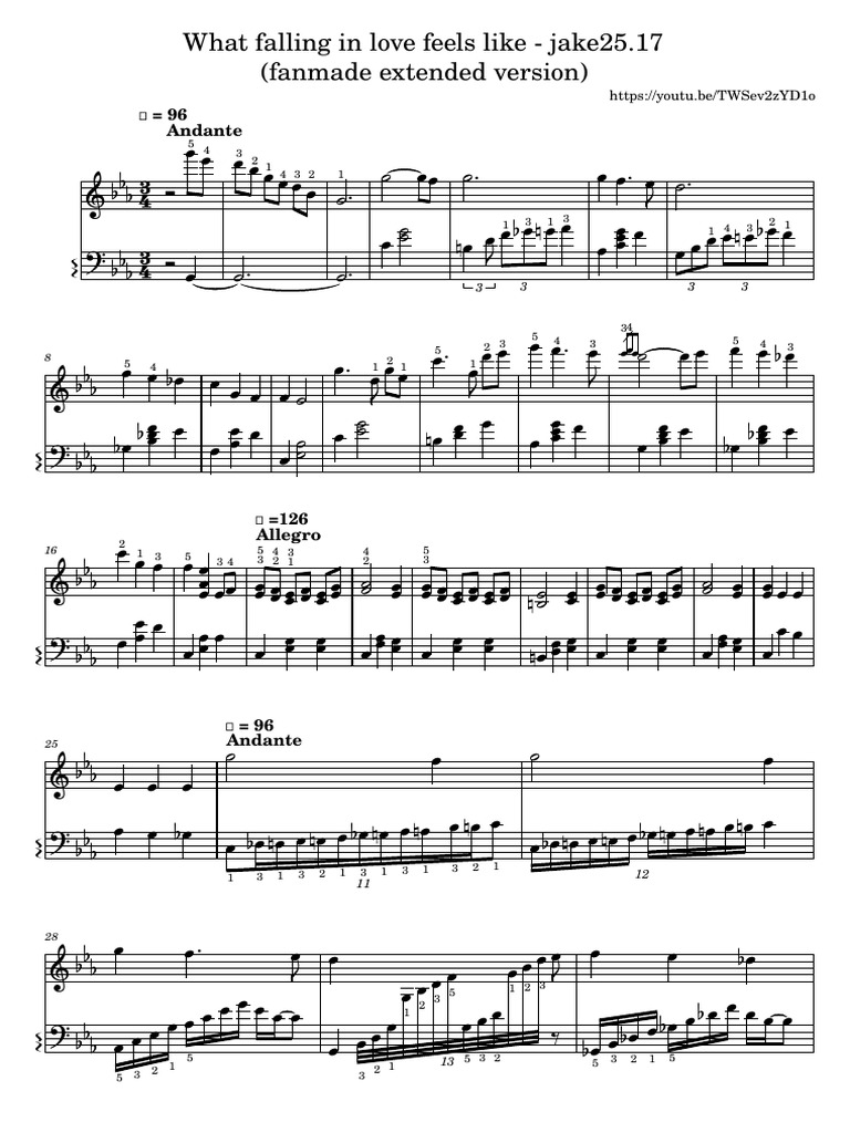 What Falling in Love Feels Like Jake Fanmade Extended Version | PDF ...