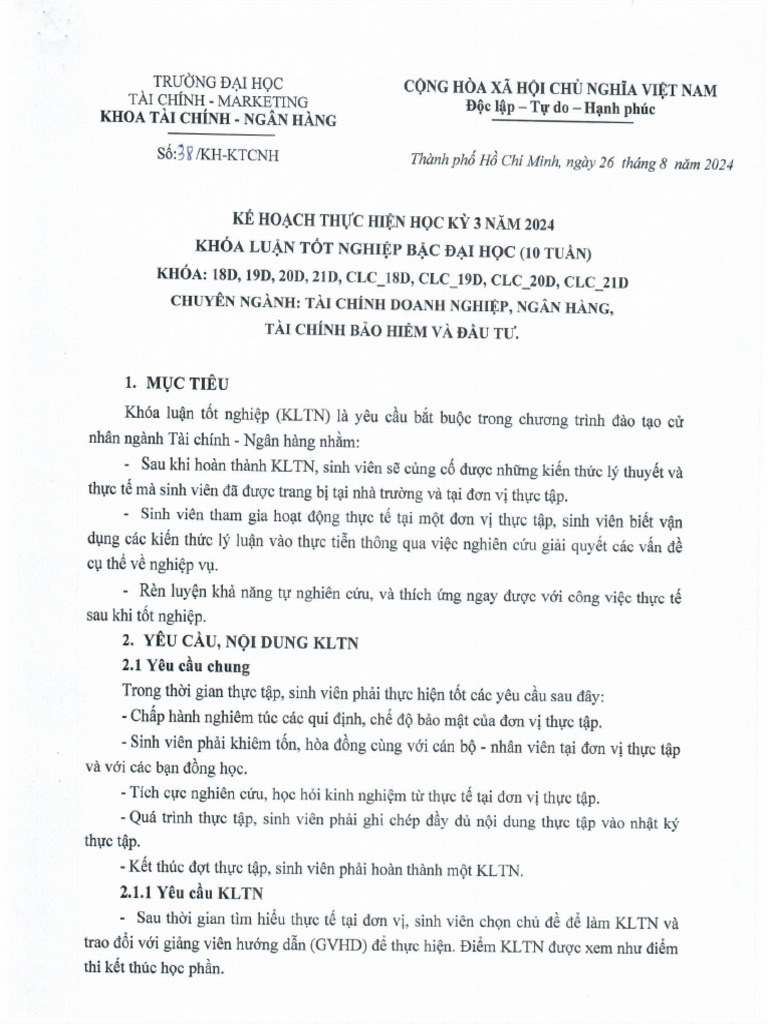 KH KLTN - 10 Tuan | PDF