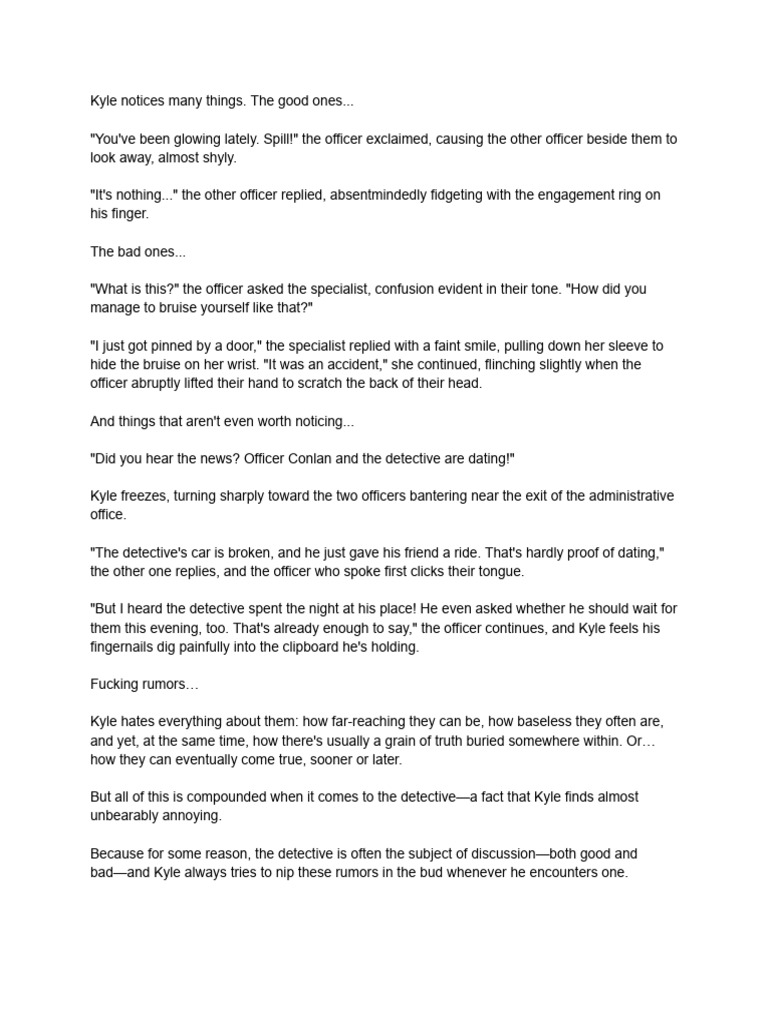 Kyle Short Story | PDF