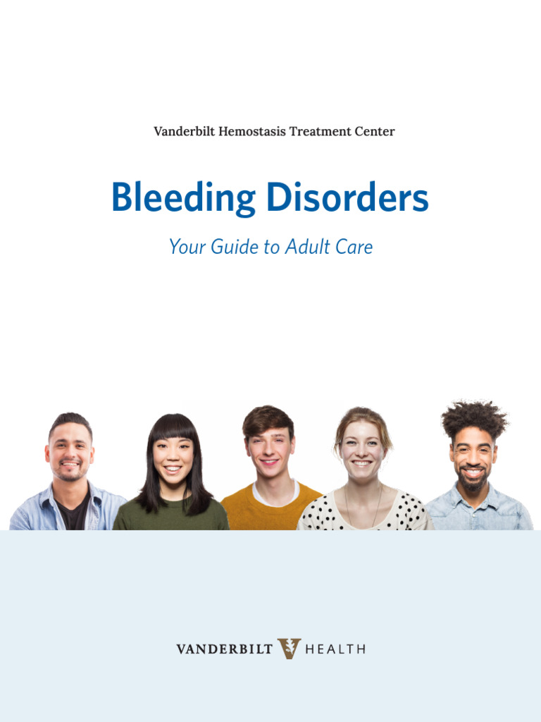 Bleeding Disorders - Your Guide To Adult Care | PDF | Bleeding ...