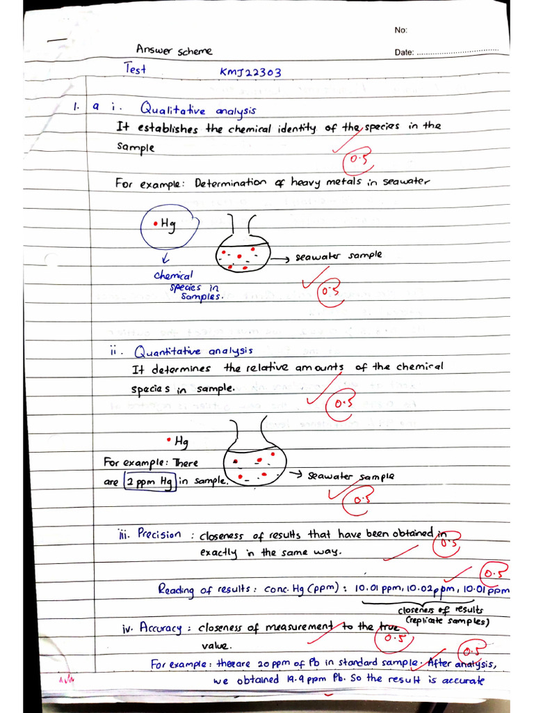 Answer Scheme Test | PDF