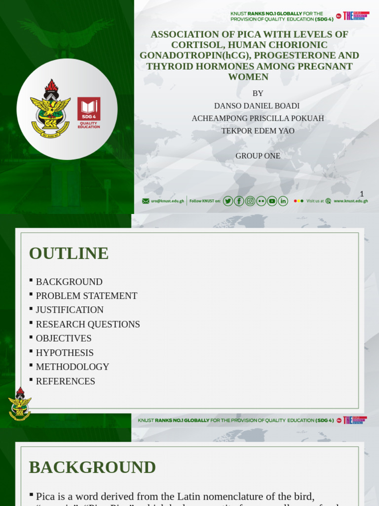 Pica Presentation-Group 1 | PDF | Pregnancy | Fetus