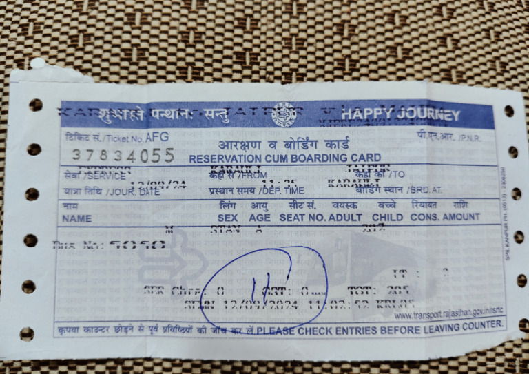 Bus Ticket | PDF