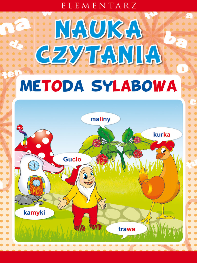 Nauka Czytania Metoda Sylabowa Elementarz | PDF