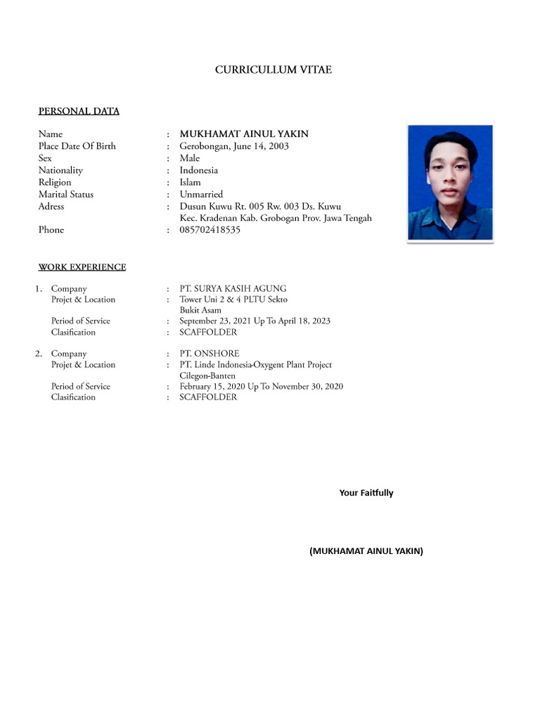 1.MUKHAMAT AINUL YAKIN - SCF Migas | PDF