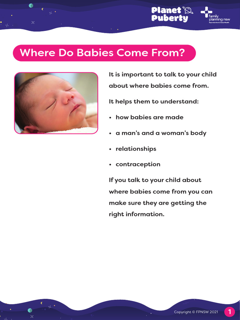 PP Where Do Babies Come From | PDF | Mother | Parent