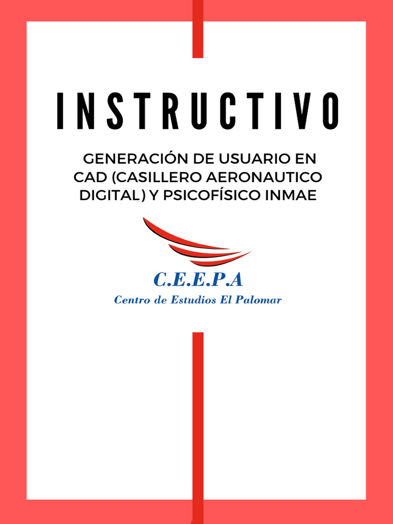 Instructivo Cad y Psicofísico - Ceepa | PDF