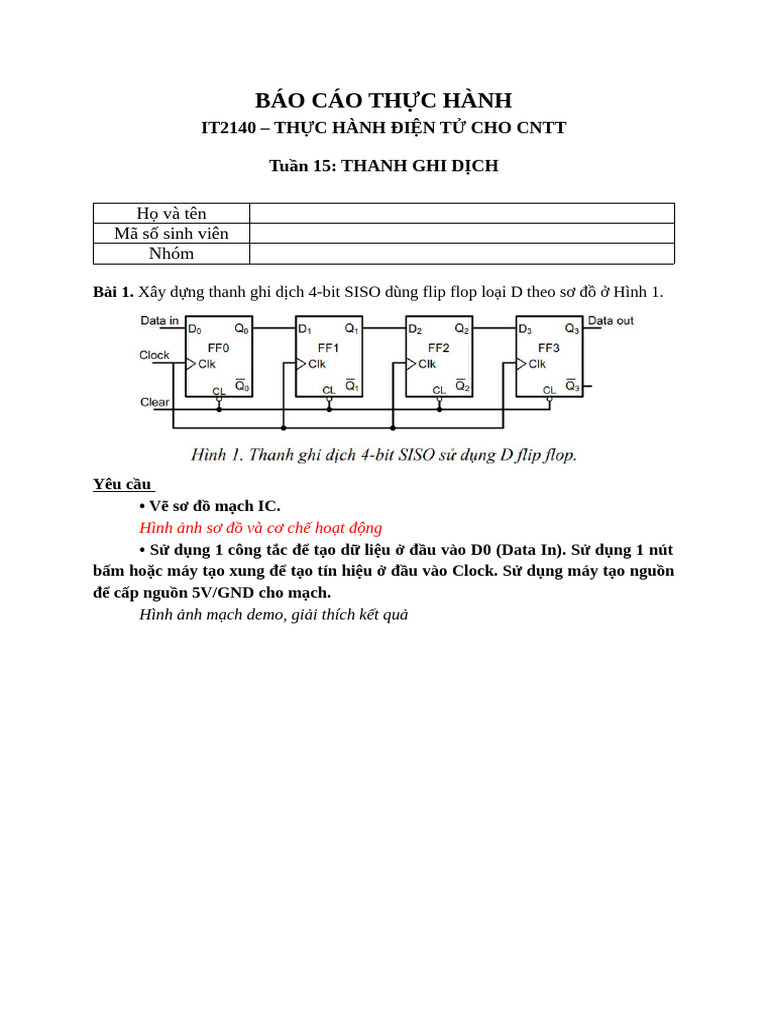 Lab 15 - [Họ và tên] - [MSSV] - [Nhóm] - 152025 | PDF
