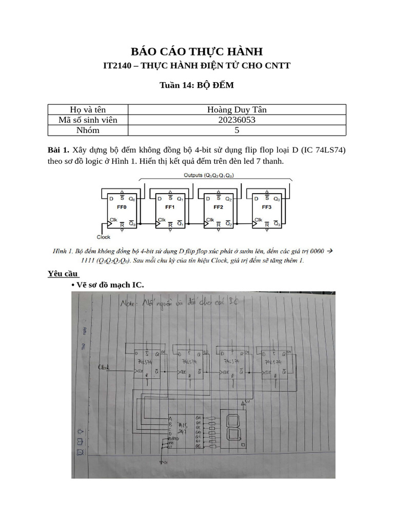 Lab 14 - [Họ và tên] - [MSSV] - [Nhóm] - 152025 | PDF