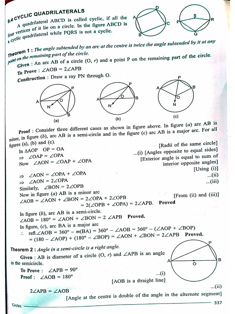 Ex. 9.3 THEOREMS | PDF