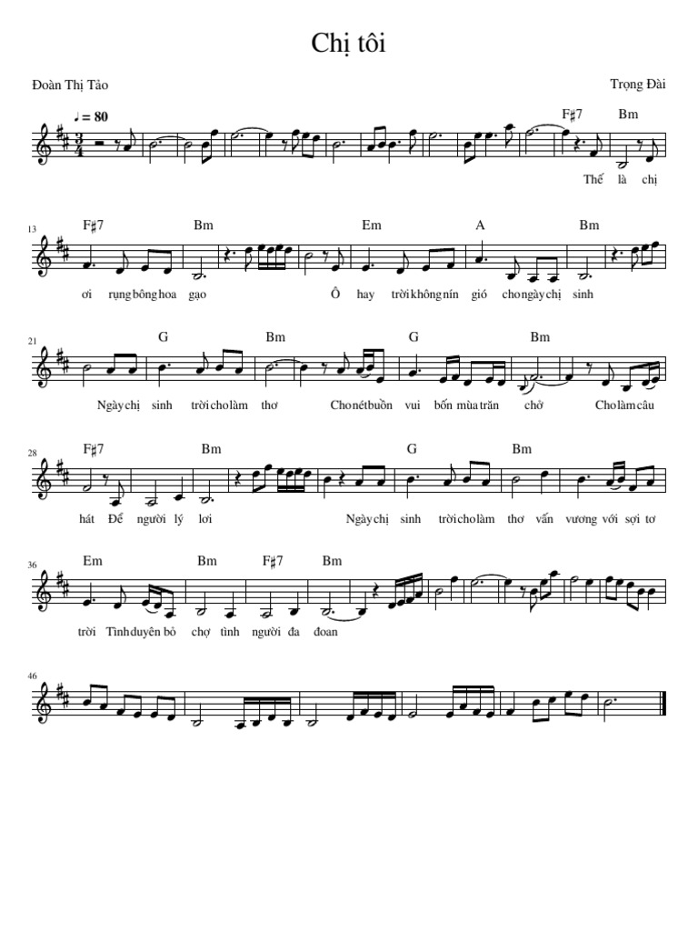 Chi Toi | PDF