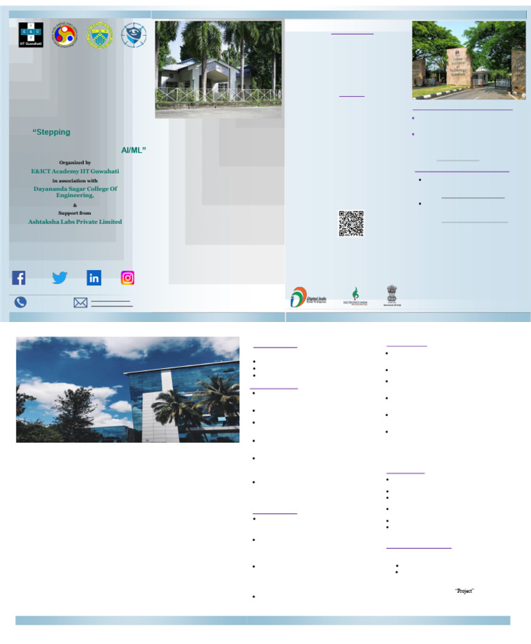 FDP Brochure Aiml DSC Iit Meity | PDF | Computer Security | Security