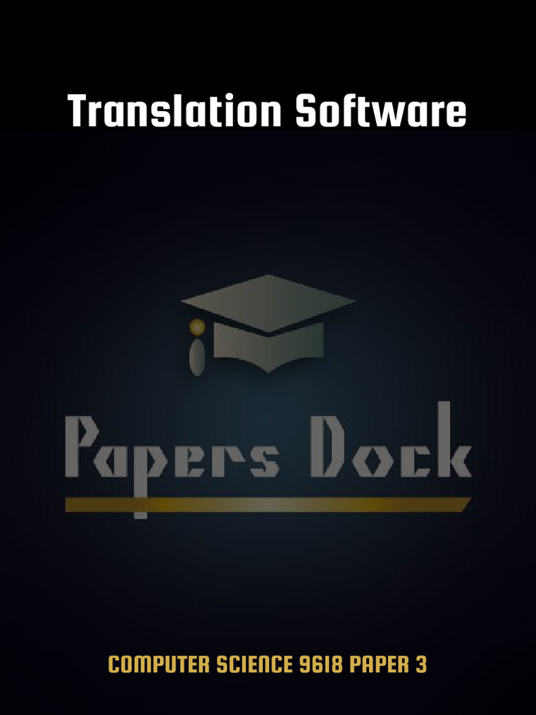 Translation Software | PDF | Computer Program | Programming