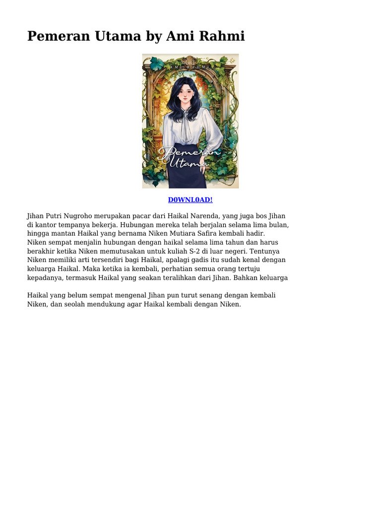 Pemeran Utama by Ami Rahmi (SFILE | PDF