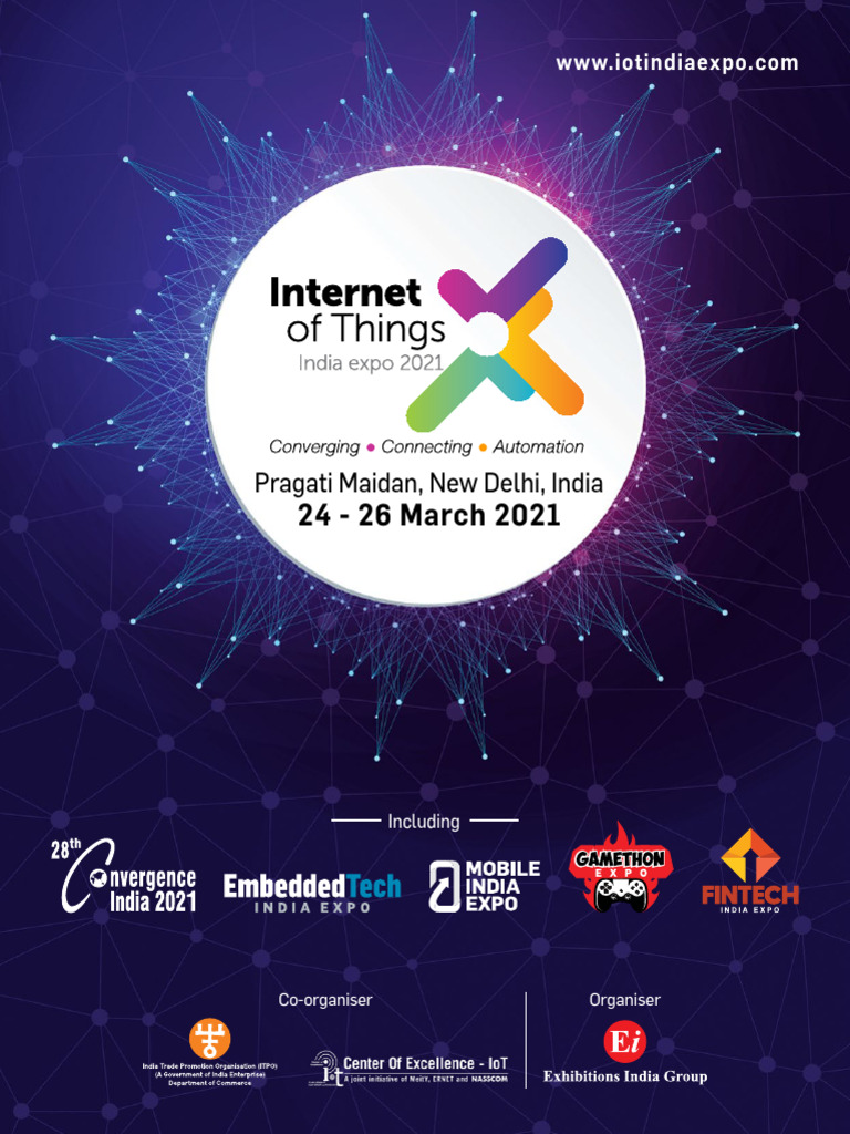 IoT India 2021 Brochure and Post Show Report 2019 | PDF | Internet Of Things | Computing