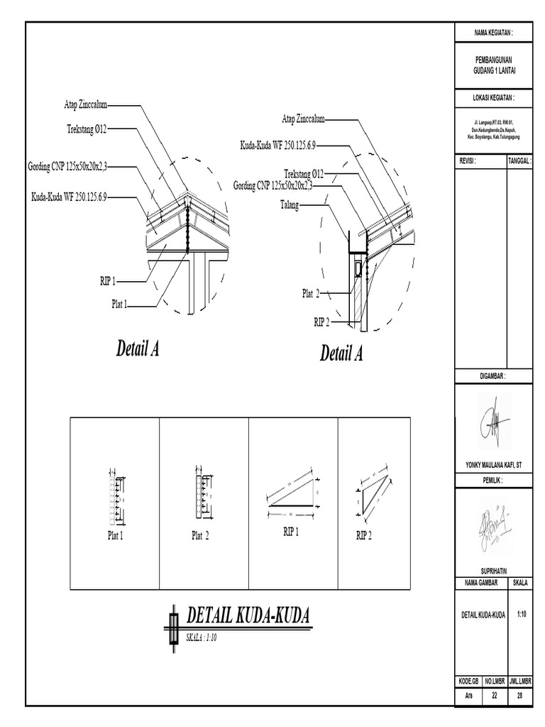 DETAIL KUDA-KUDA 2 | PDF