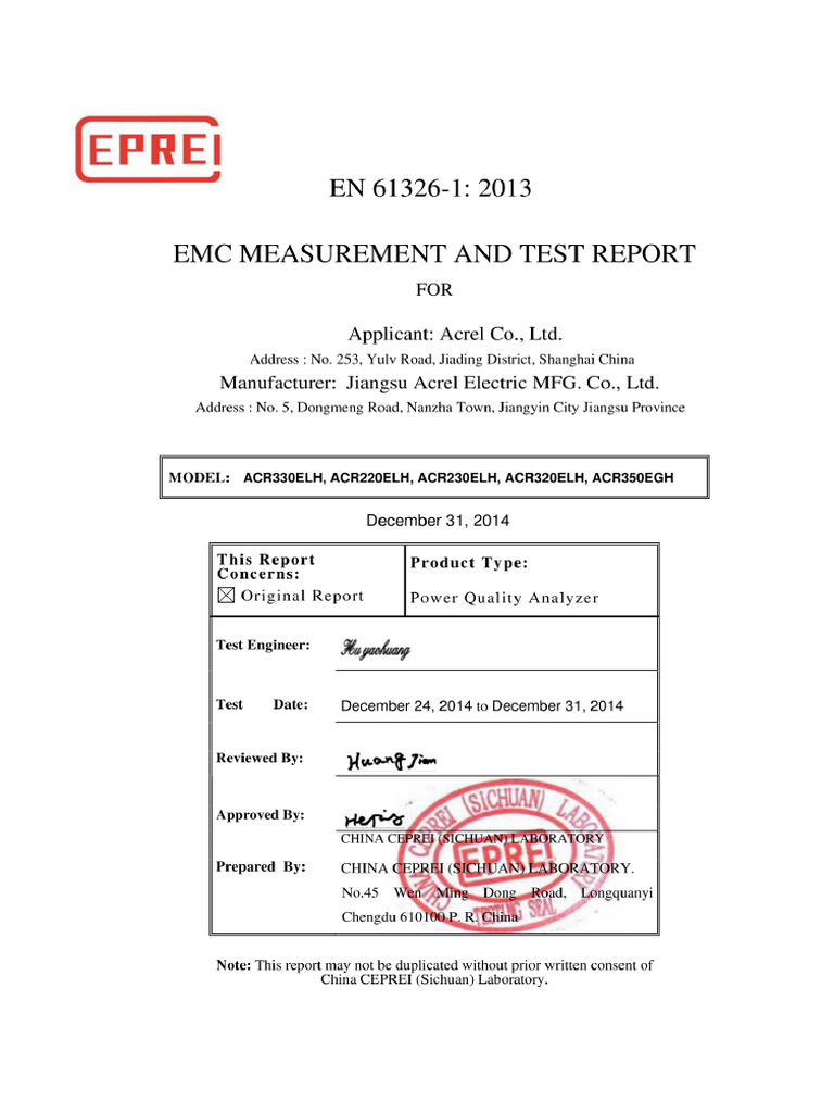 En 61326-1 2013 | PDF