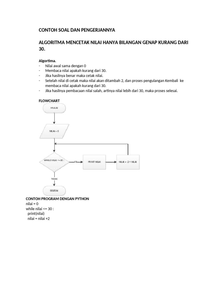 Algoritma dan Program Python Dasar | PDF