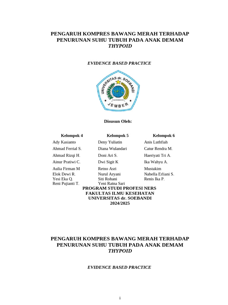 Ebn Kelompok 4,5,6 Finished Contoh | PDF