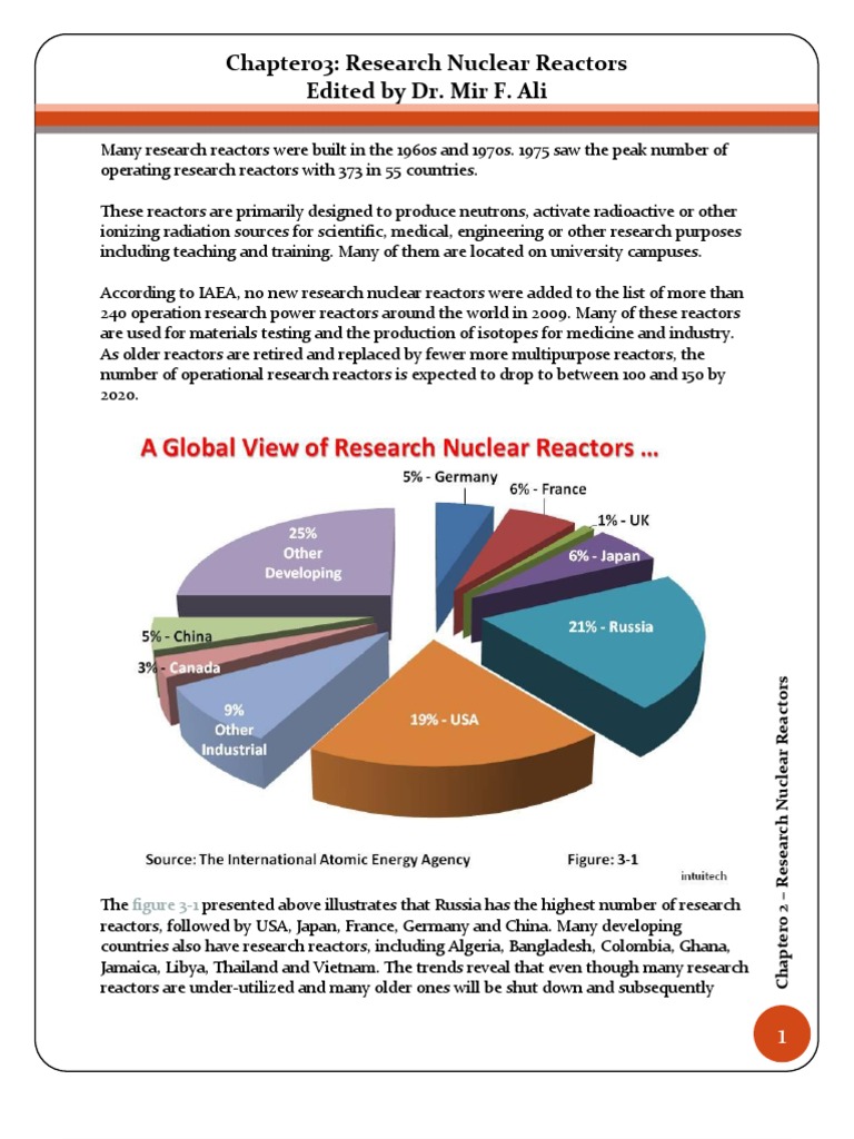 Chapter03 - Research Nuclear Reactors | PDF | Nuclear Reactor | Nuclear ...