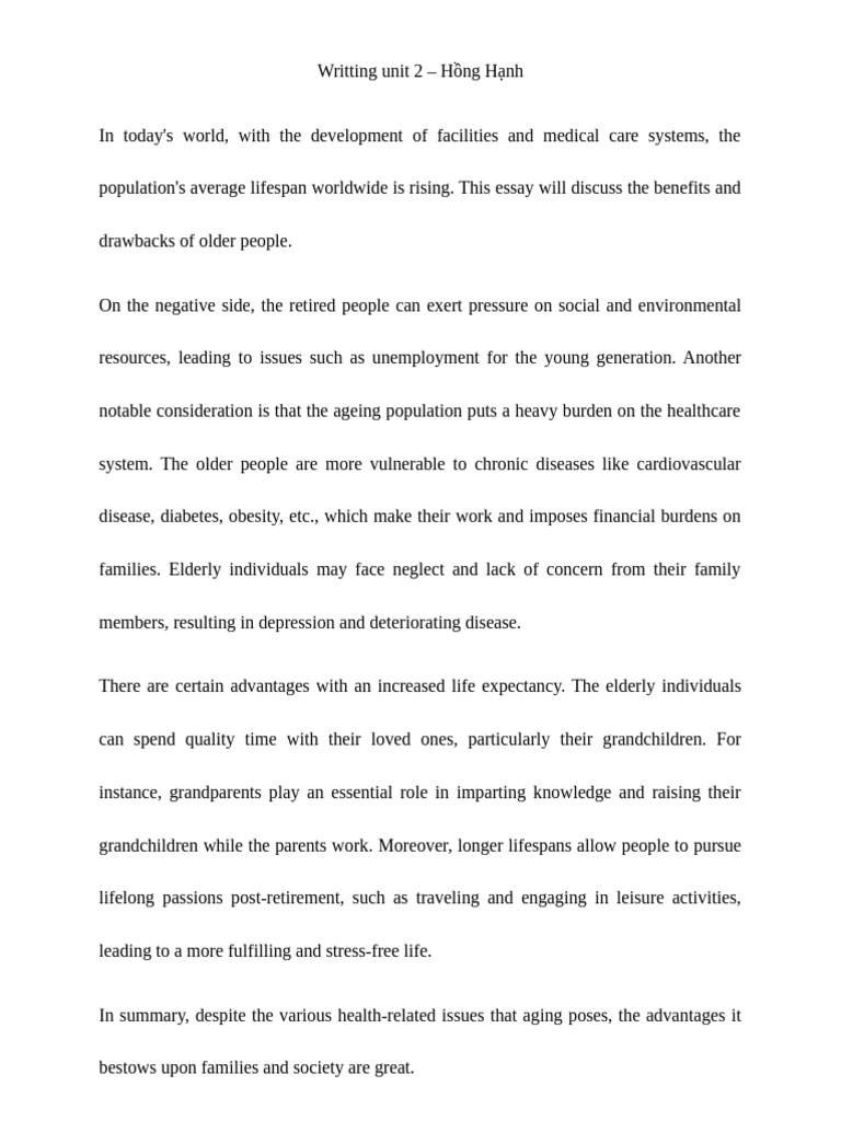 Unit 2 Writing | PDF