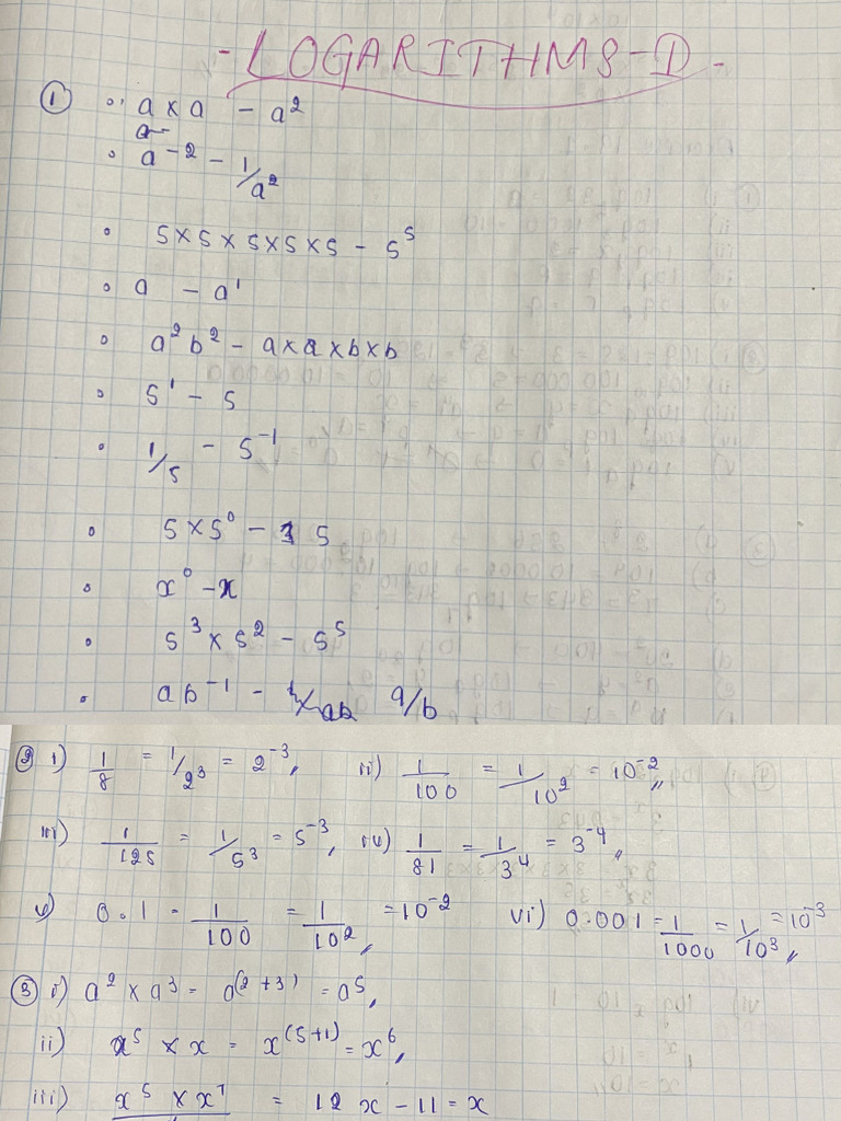 Logarithms I and II | PDF