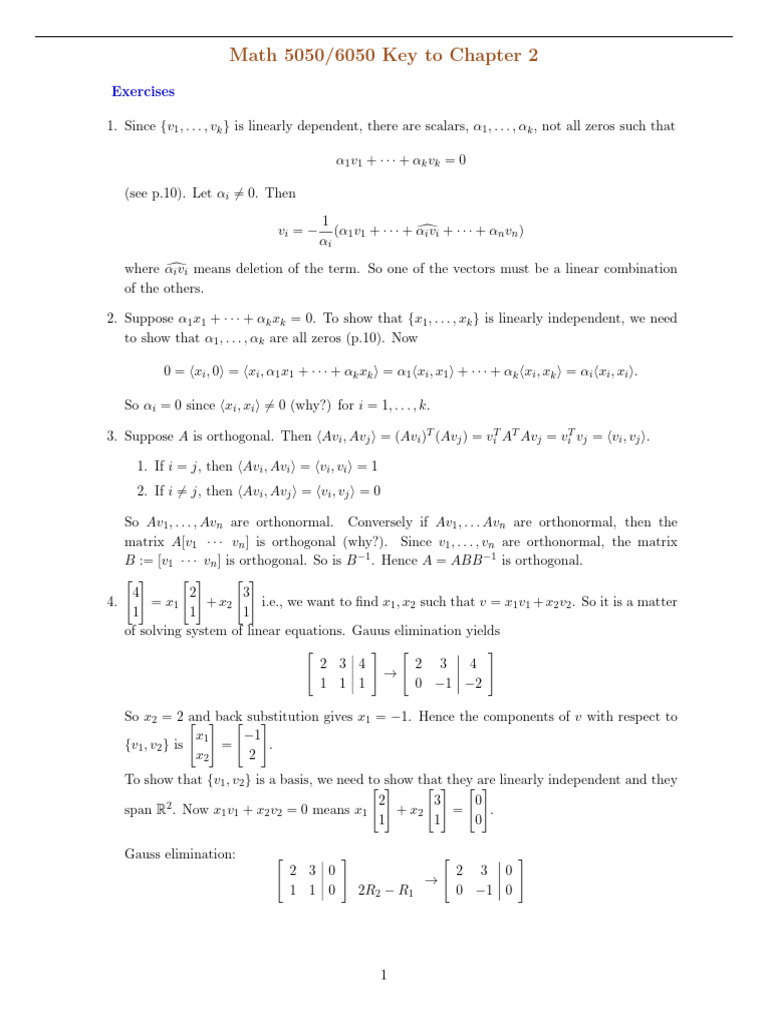 math5050_6050_2.pdf | PDF | Basis (Linear Algebra) | Applied Mathematics