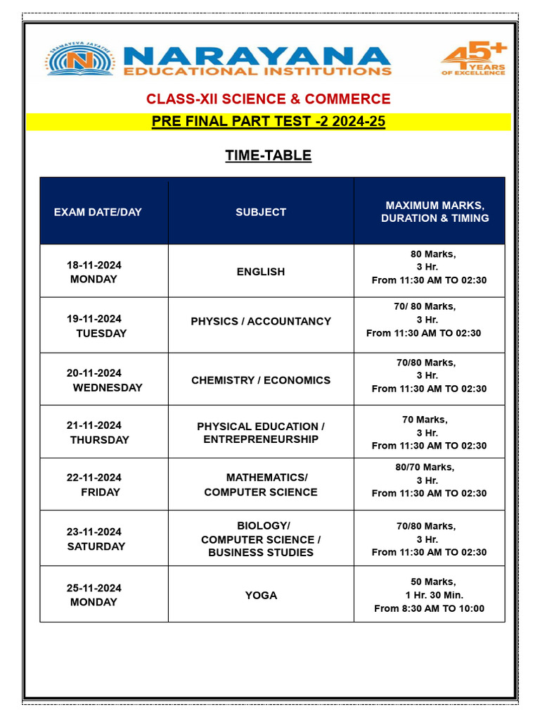 PRE FINAL -2 DATE SHEET | PDF | Sql