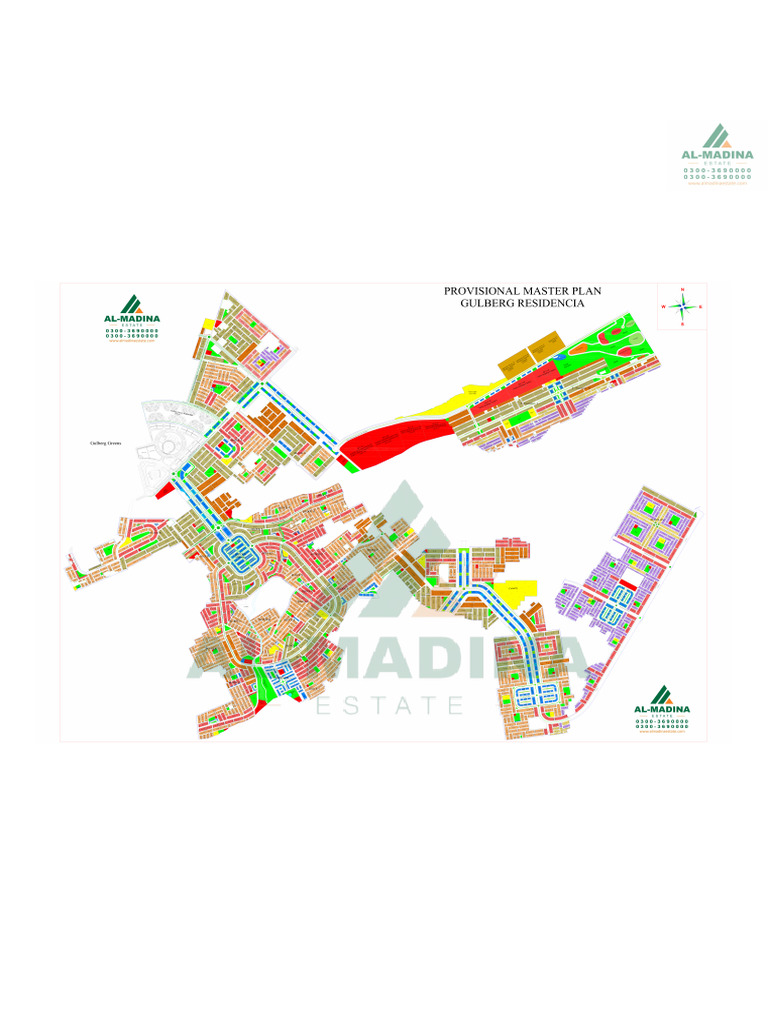 Gulberg Residencia Map | PDF