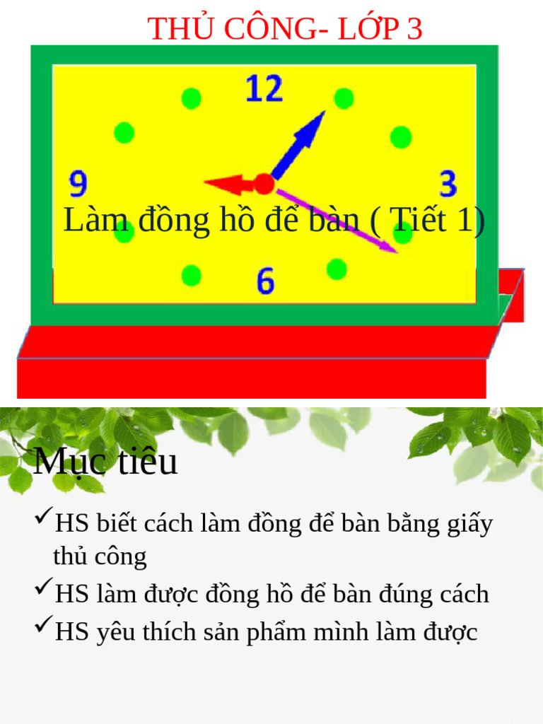 Bai 15 Lam Dong Ho de Ban | PDF