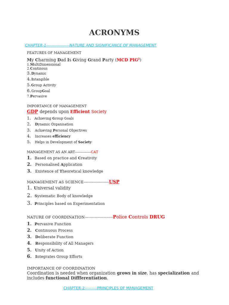 ACRONYMS(1 TO 4) | PDF | Science | Economies
