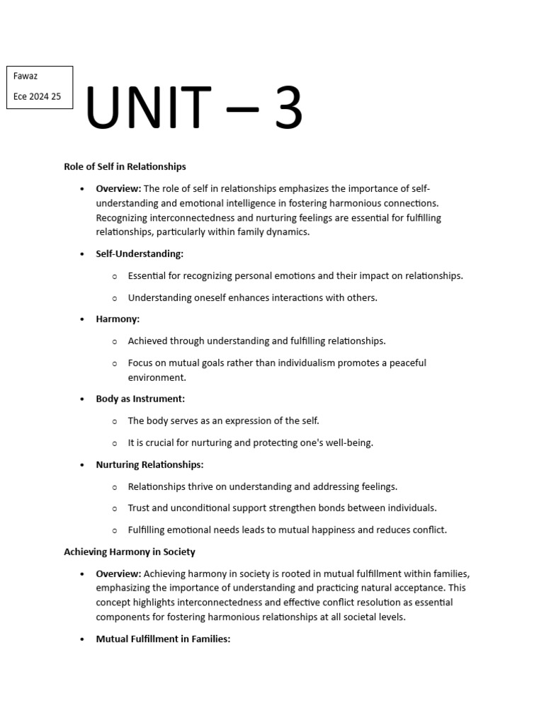UNIT 3 summary | PDF | Gratitude | Happiness