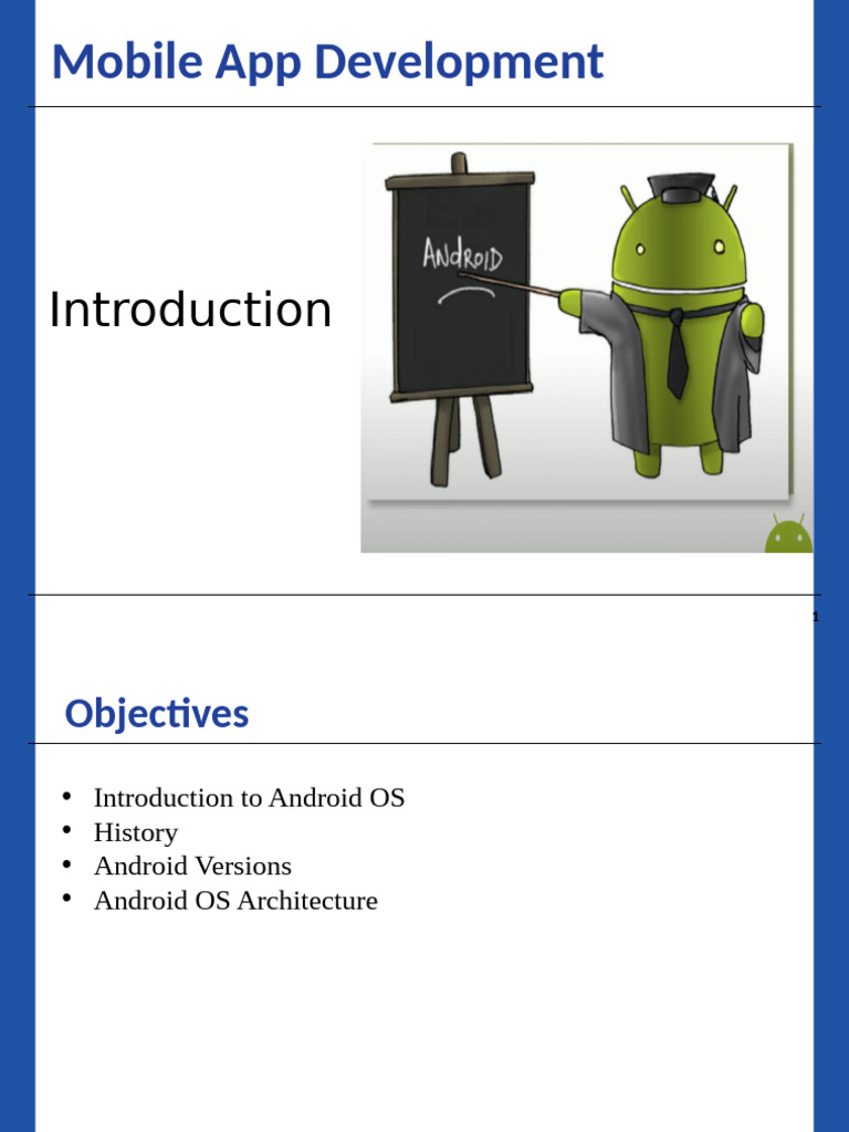 Lecture 2 Android OS (2) | PDF | Android (Operating System) | Java (Programming Language)