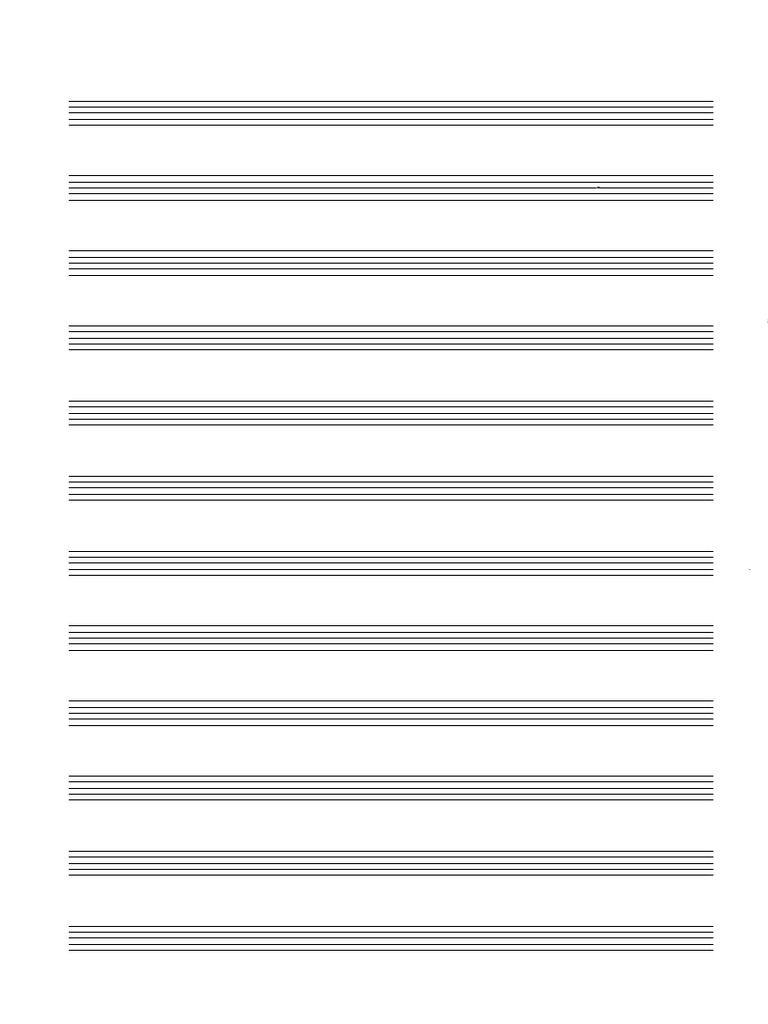 A4 12 Stave Blank Manuscript | PDF