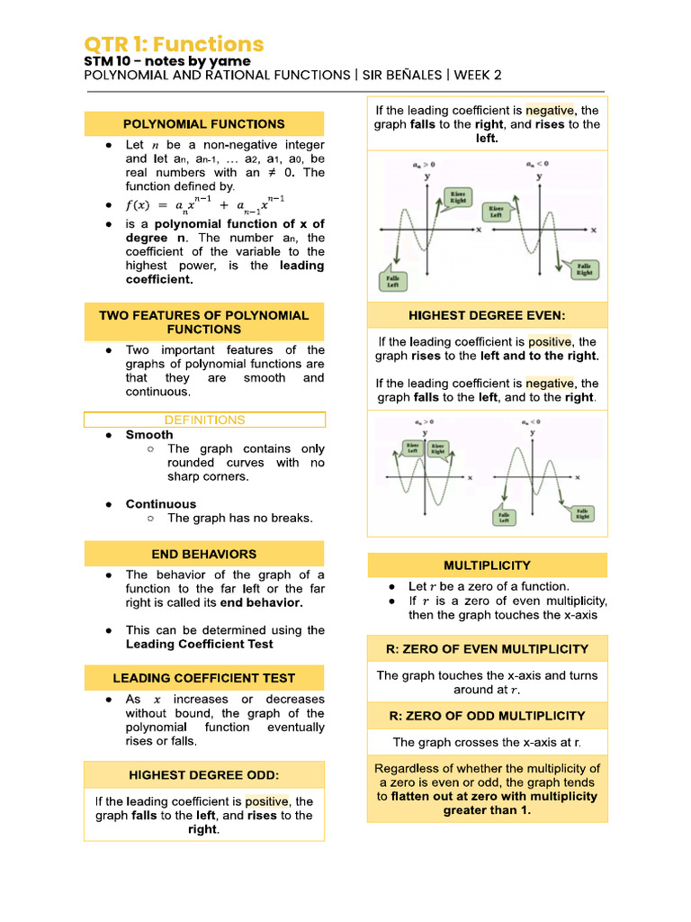 QTR 1 STM Review Masci | PDF