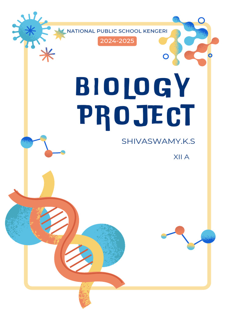 Biology Project Class 12 2024 - 25 | PDF | Stem Cell | Bone Marrow