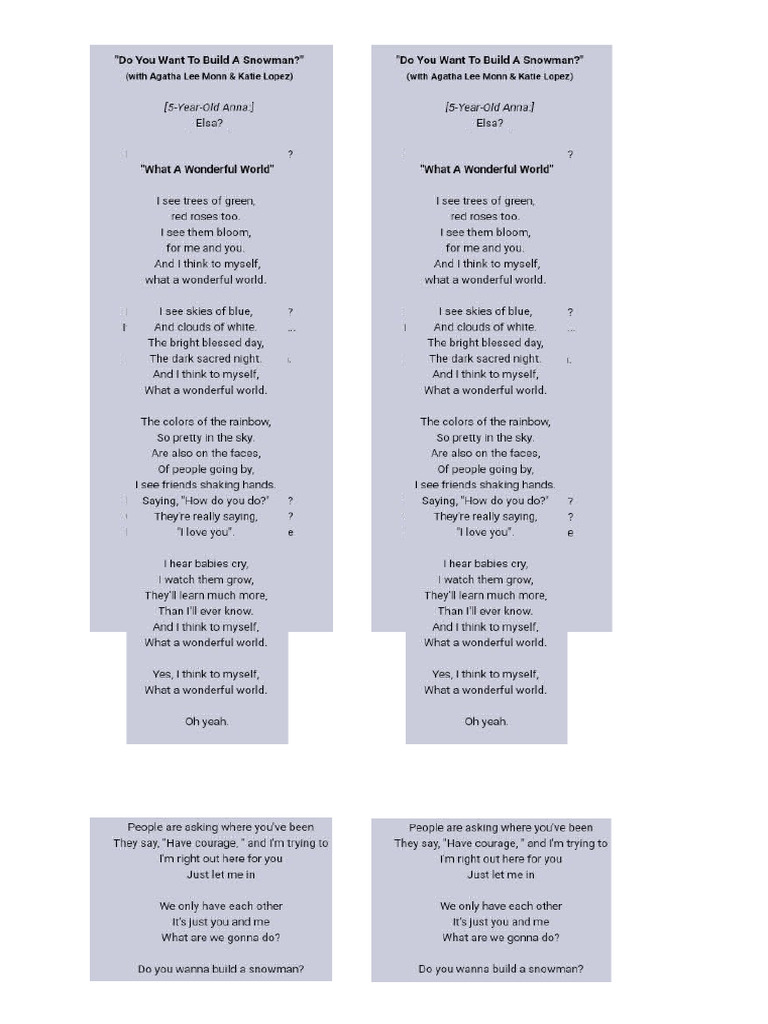 lyric | PDF | Song Structure