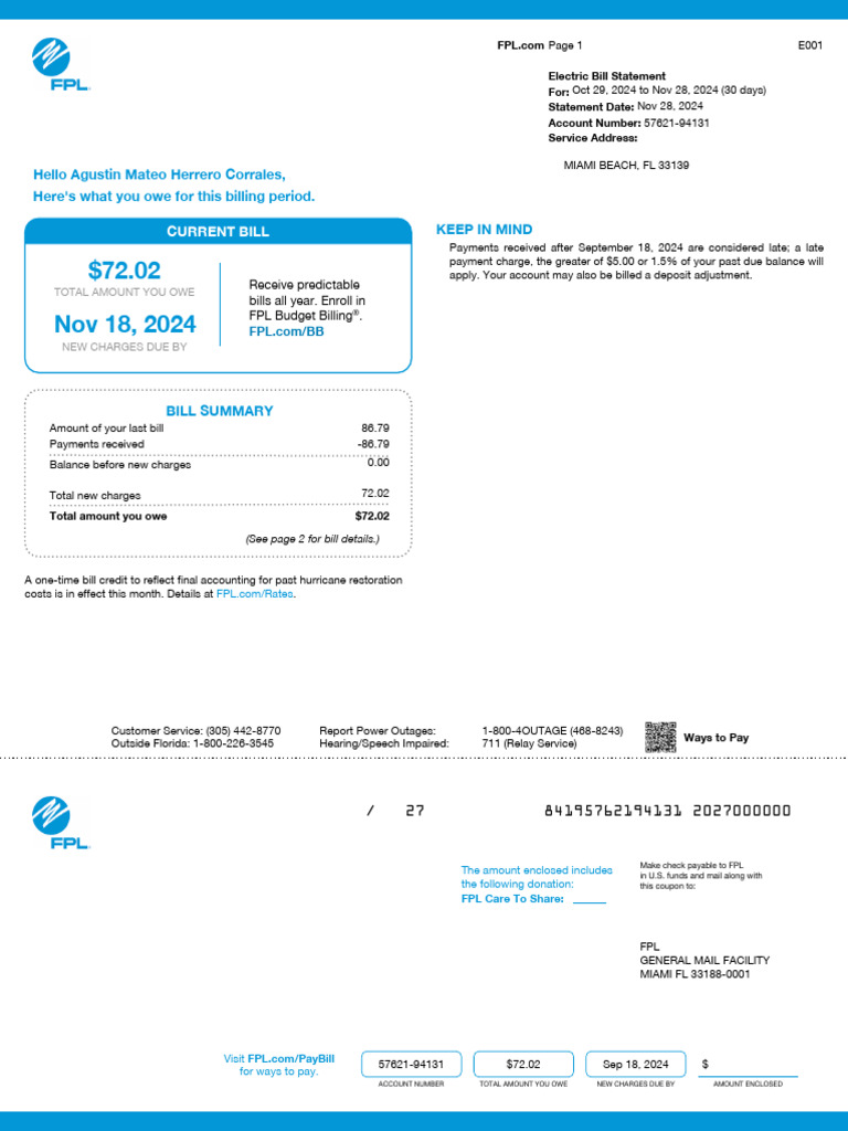 Bill Sept FLP Agustin Mateo Herrero Corrales | PDF | Electric Power | Power (Physics)