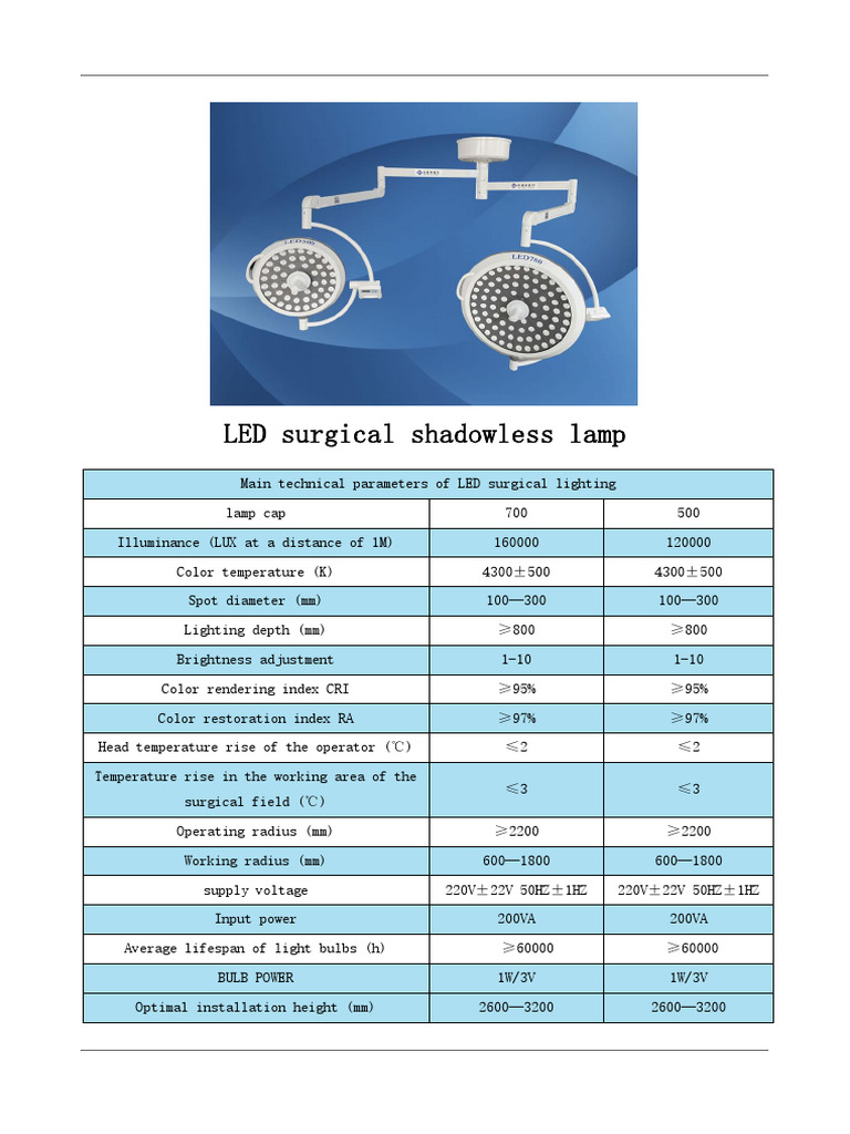 LED700 500 (英文版) | PDF | Light Emitting Diode | Lighting