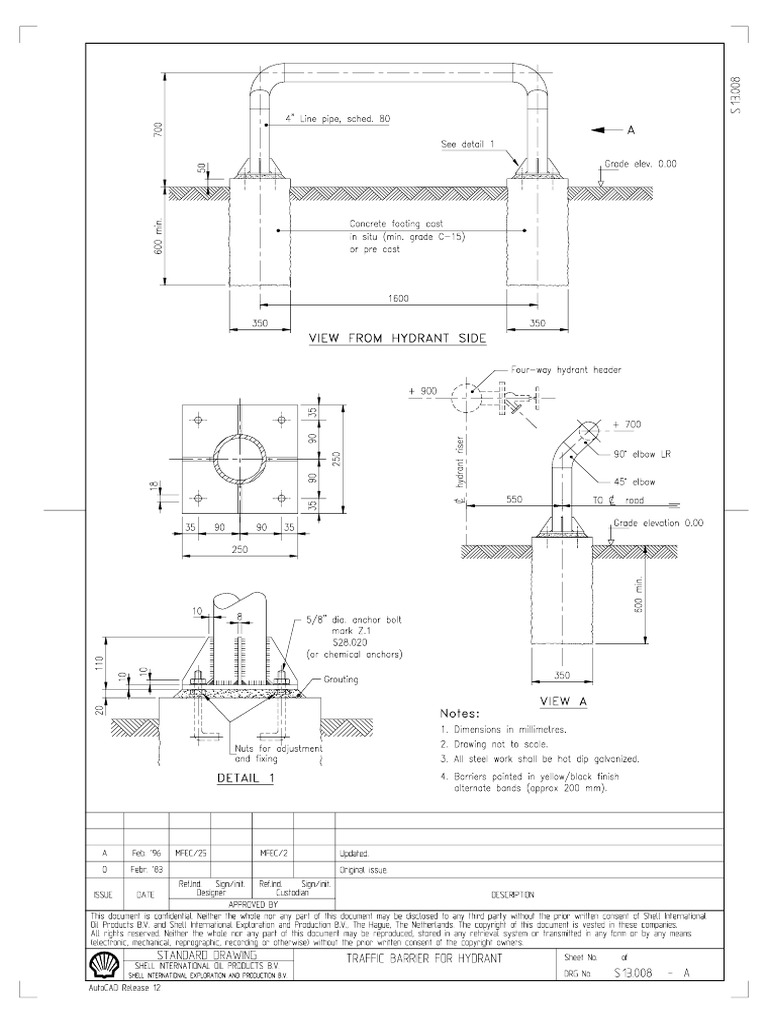 000 1996-02 Traffic Barrier-For Hydrant | PDF