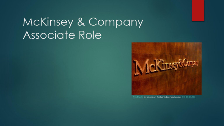 McKinsey & Company Associate Profile | PDF