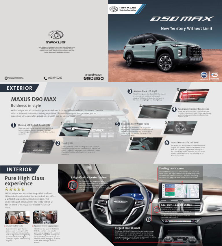 Maxus-D90-Max-English | PDF | Traffic Collision | Vehicle Technology